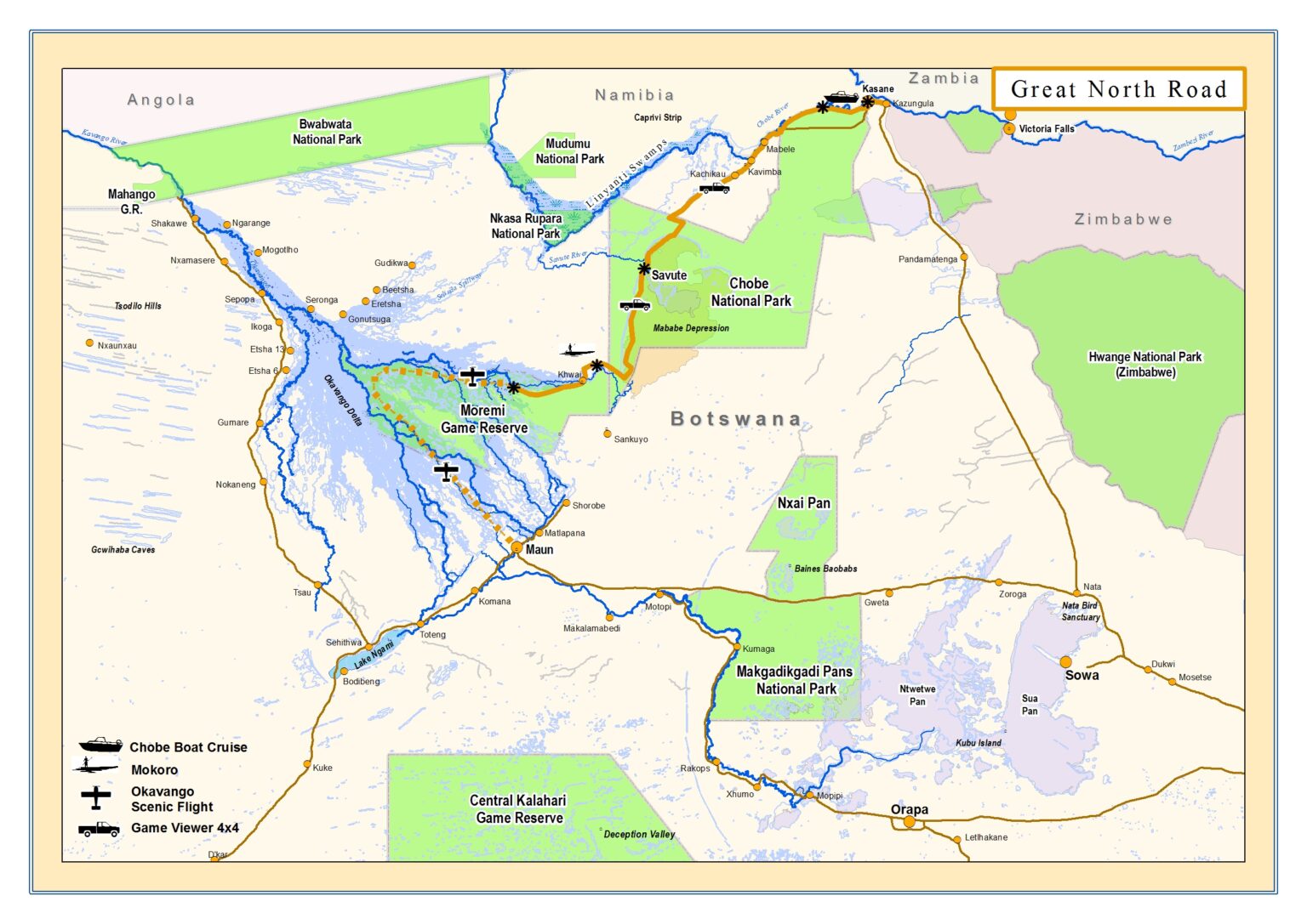 The Great North Road - Okavango Expeditions